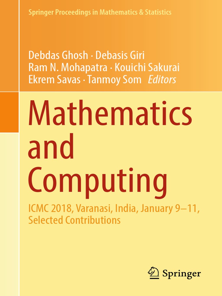 Mathematics and Computing 2018 | PDF | Vertex (Graph Theory) | Mathematical Concepts