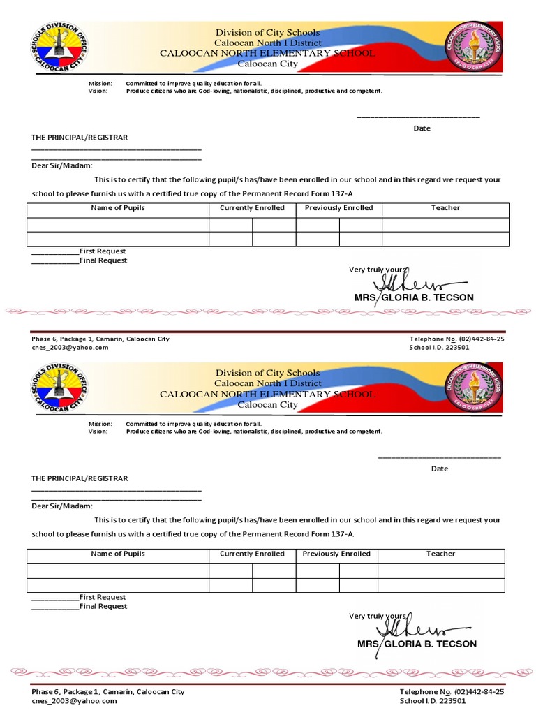 New School f137 - Request - Form 2019 | PDF