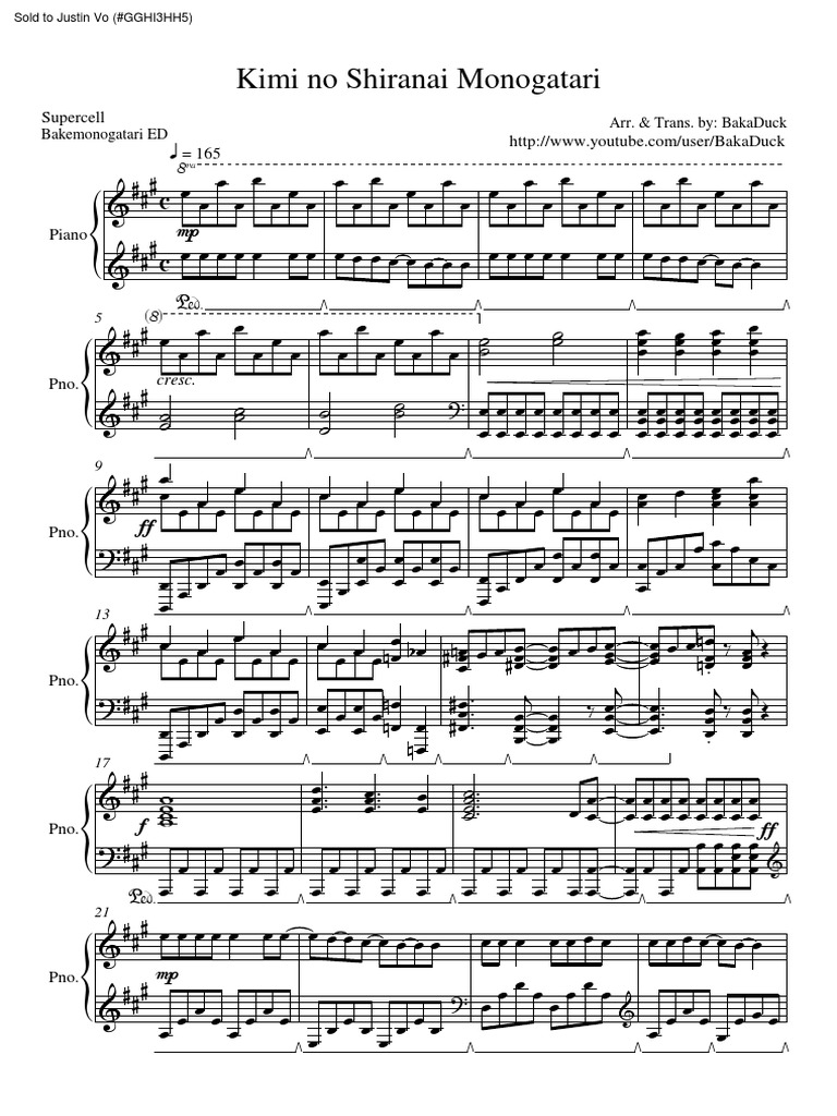 Kimi No Shiranai Monogatari | PDF