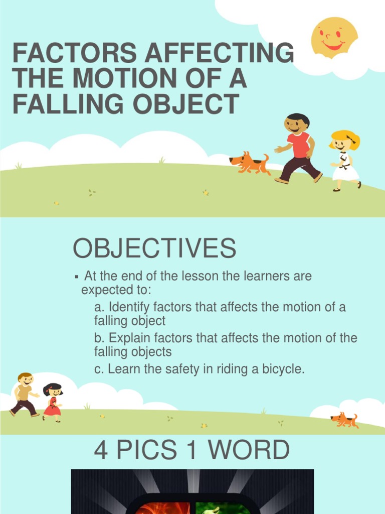 Factors Affecting The Motion of A Falling Object | PDF | Friction | Mass