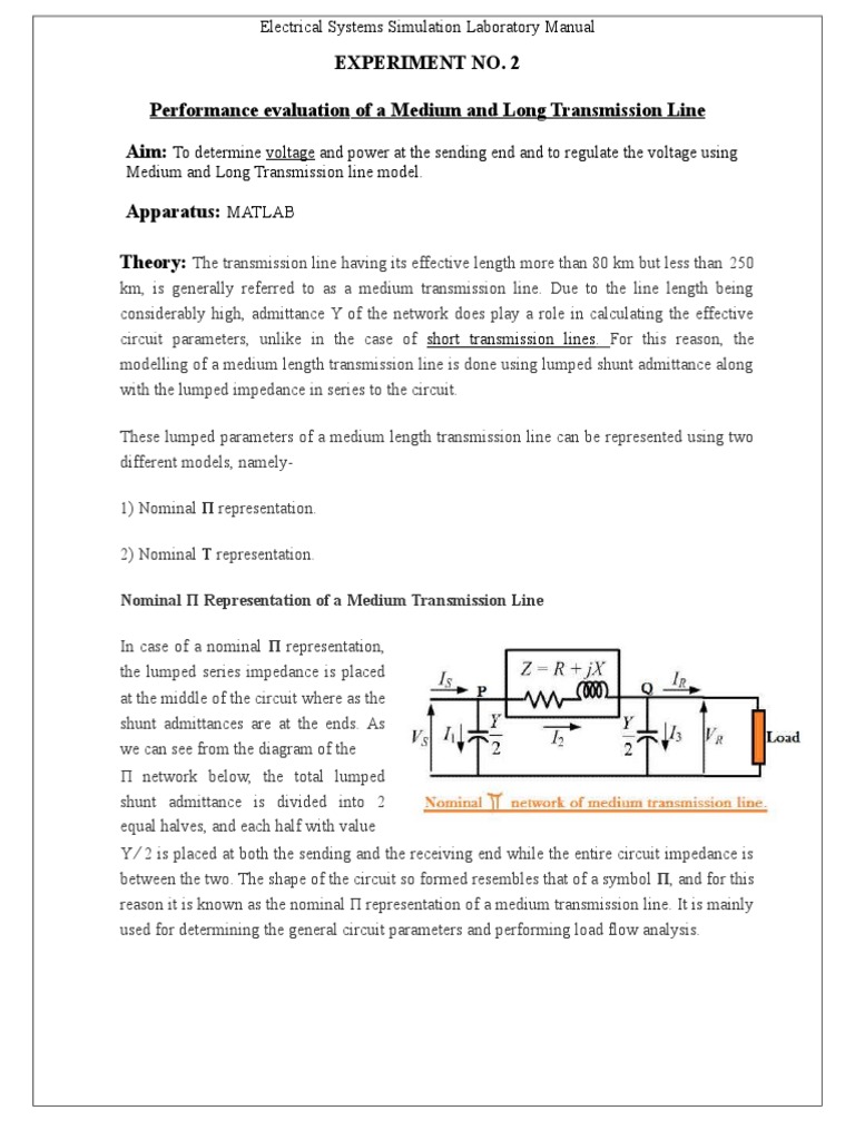 Electrical Systems Simulation LAB MANUAL 2019-2020 | Download Free PDF ...