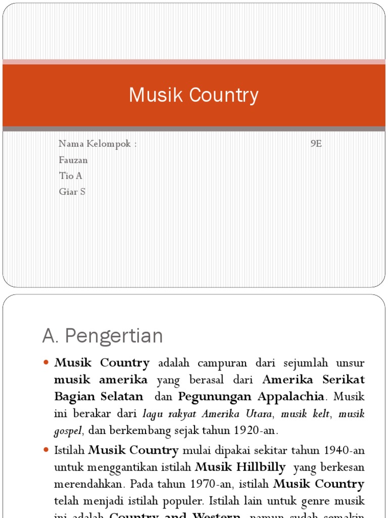 Musik Country | PDF