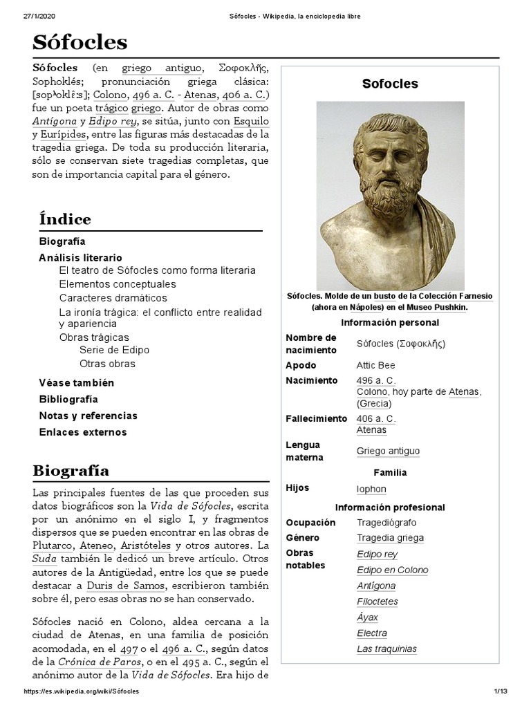 Sófocles | PDF | Sófocles