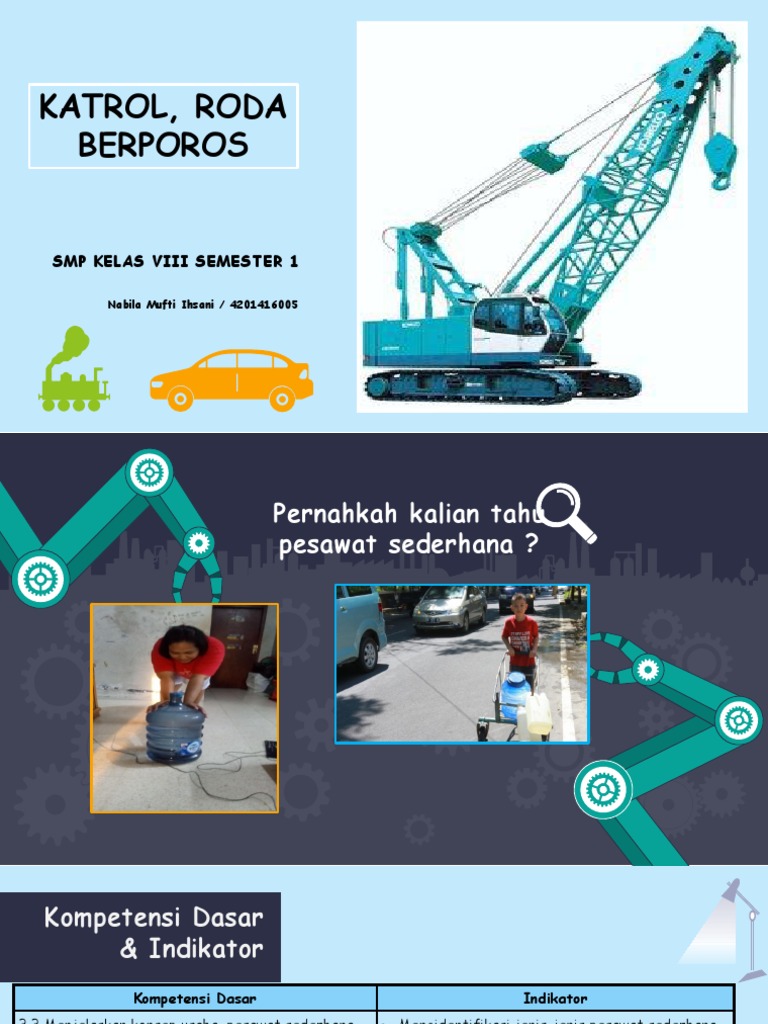 Roda Berporos dan Katrol Kelas 8 | PDF | Teknologi & Rekayasa