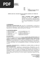 Modelo Demanda de Desnaturalizacion de Contrato | PDF | Derecho laboral | Justicia