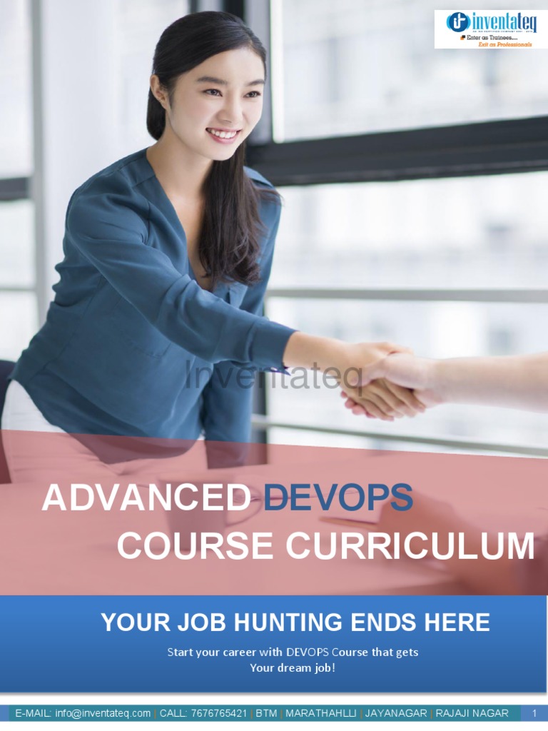 Inventateq Devops Course Content Syllabus | Download Free PDF | Cloud Computing | Software ...