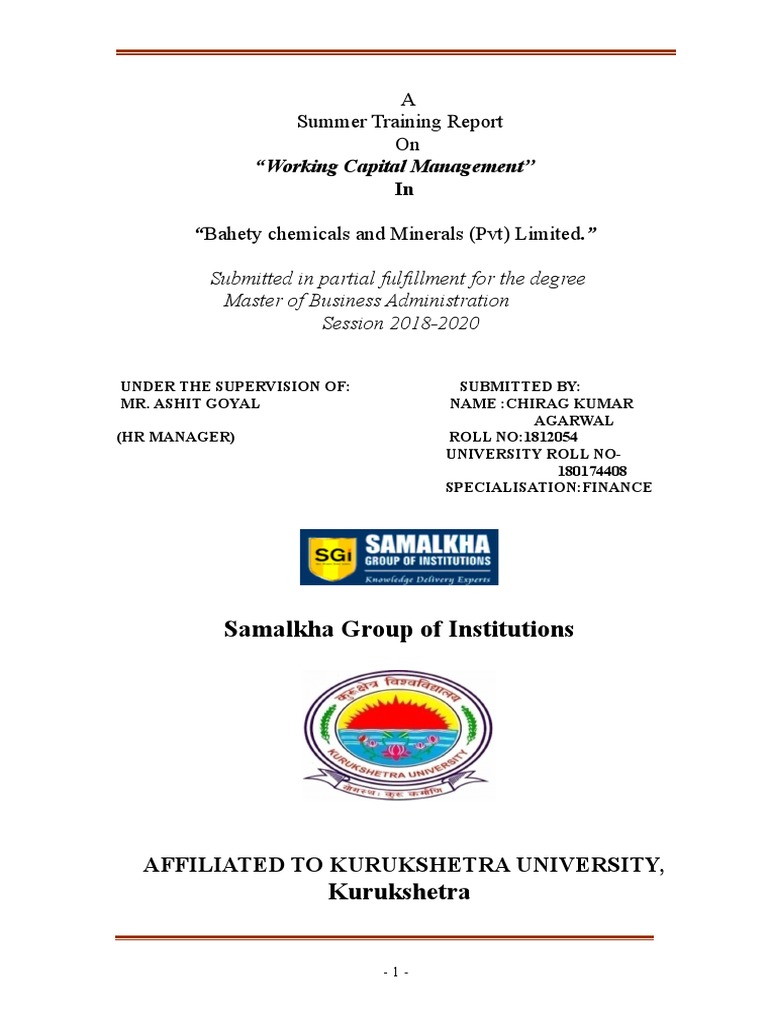 GST Project - Report - Mba | PDF | Chemical Compounds | Chemical Industry