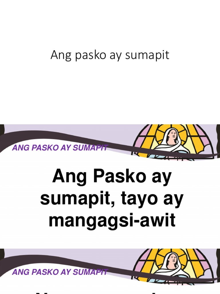 Ang Pasko Ay Sumapit | PDF