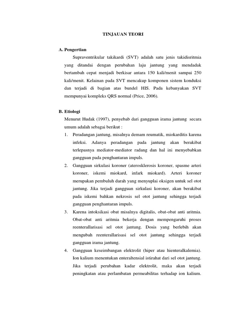 Askep SVT | PDF