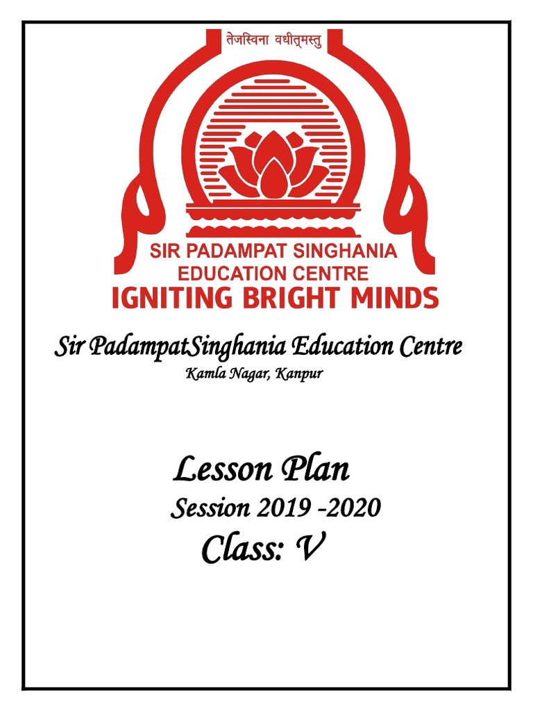 Lesson Plan Class 5 Icse | PDF | Tide | Atmosphere Of Earth