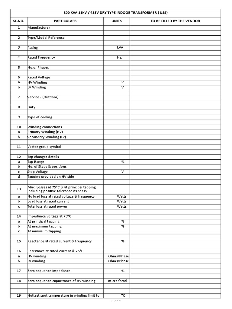 GTP For Transformer | PDF | Transformer | Electricity