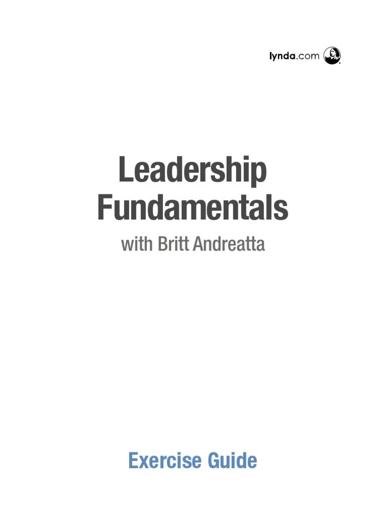 Leadership Fundamentals Handouts | PDF | Goal | Leadership