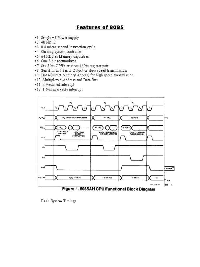 8085 Microprocessor Guide | PDF | Electrical Engineering | Central ...
