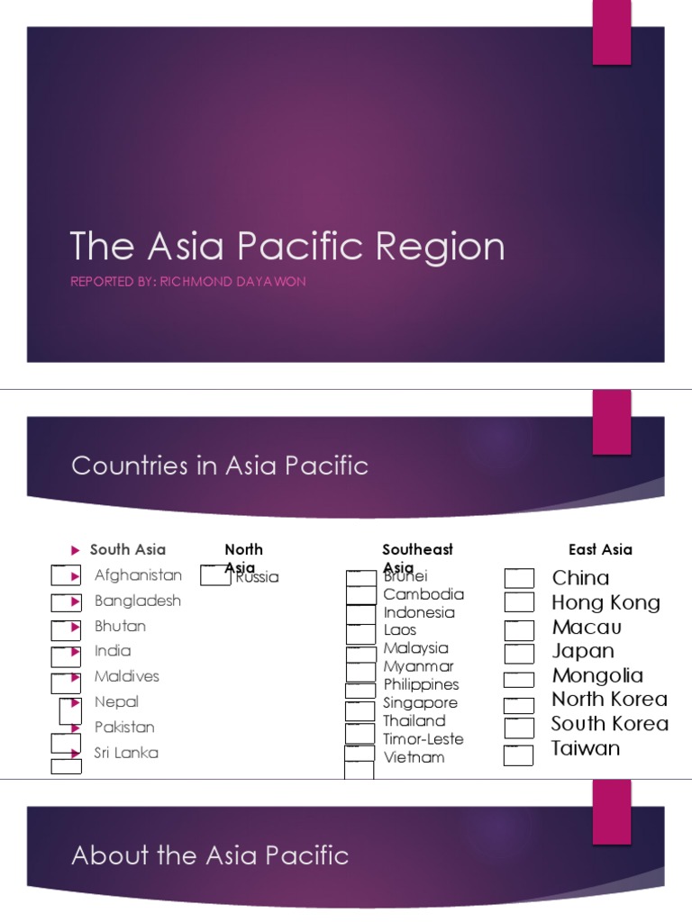 Overview of the Asia-Pacific Region | PDF | Asia | South Asia
