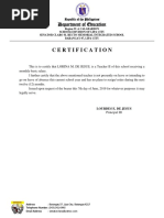 Journalism Certificate | PDF | Philippines | Further Education