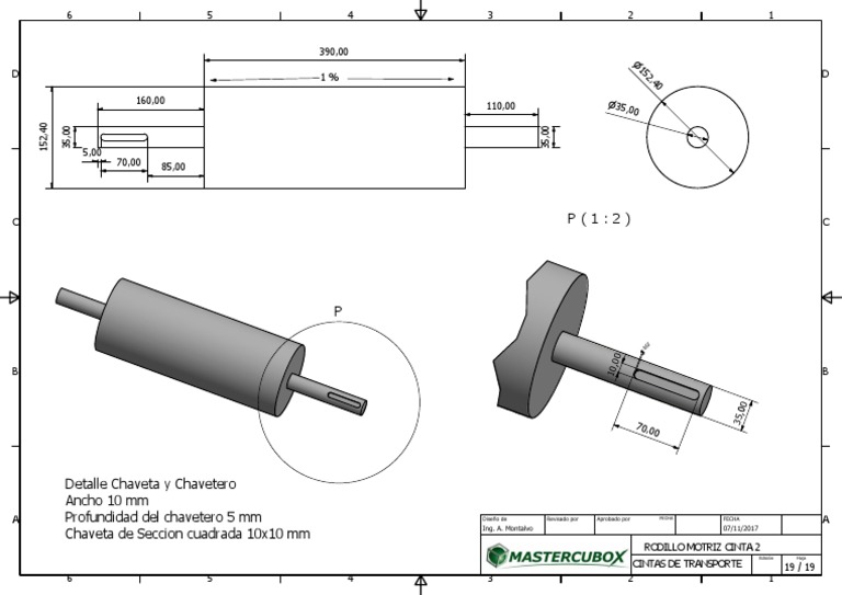 Rodillo Motriz 2 - Homogenizador - Cubeteadora | PDF