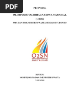 Edaran Pelaksanaan O2sn 2025 | PDF