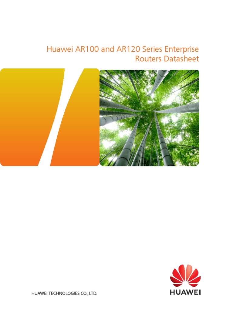 Huawei AR100 and AR120 Series Enterprise Routers Datasheet | PDF ...