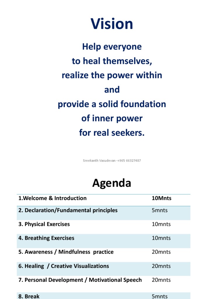 Fundamental Principles - Mind Power - Sreekanth | PDF | Mind | Behavioural Sciences