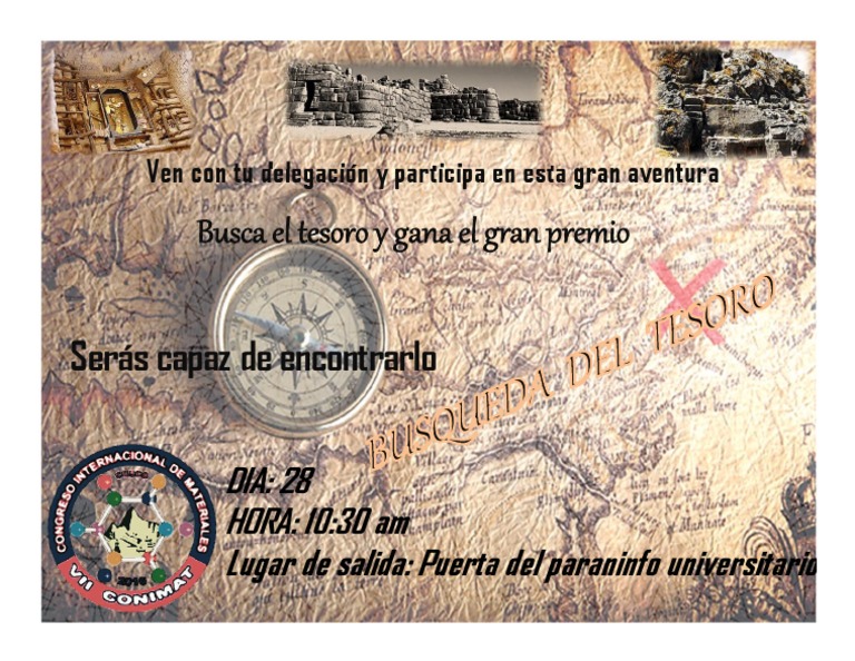 Búsqueda del Tesoro Universitaria 28 de Mes | PDF