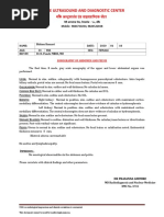 Usg Abdomen and Pelvis - Normal Format (Female) | PDF