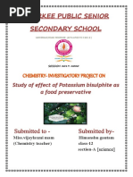 Science Investigatory Project Sample | PDF | Shelf Life | Vegetables