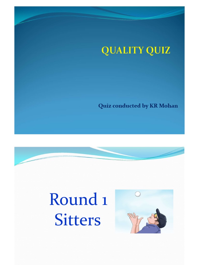Quality Month Quiz Questions & Answers | PDF | Quality Assurance | Quality