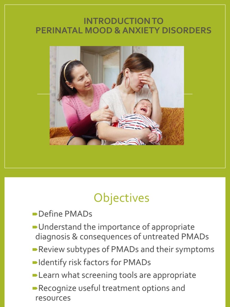 PMAD Presentation | PDF | Childbirth | Psychological Trauma
