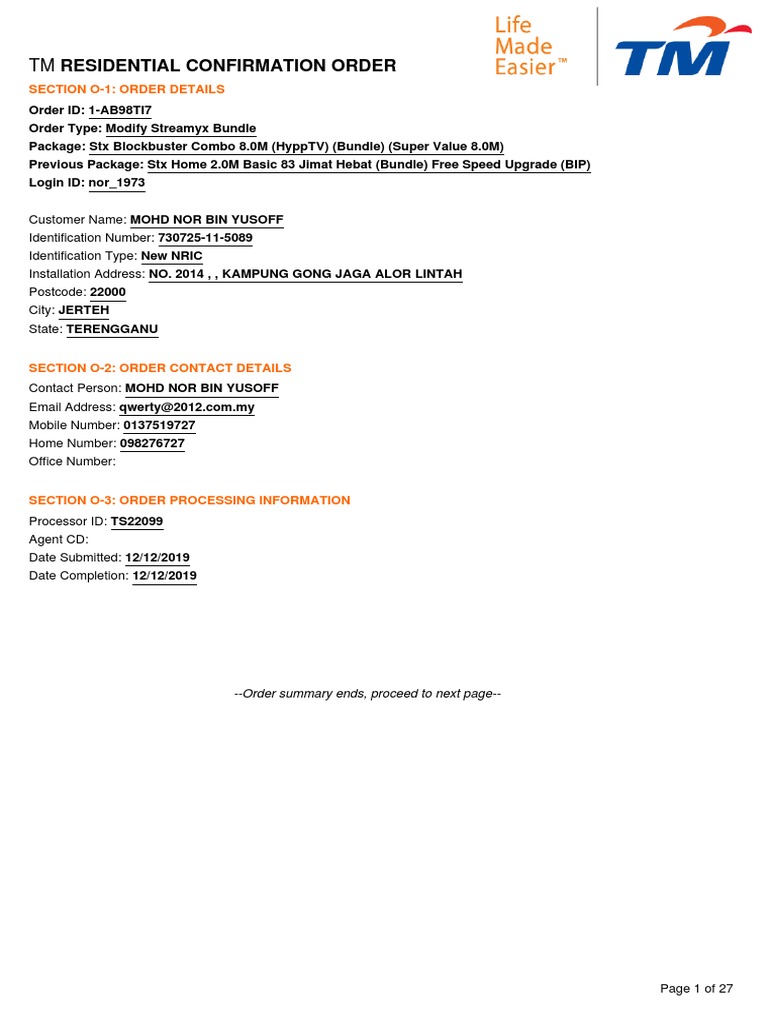 Eform E20191212000293 | PDF | Iptv | Internet Access