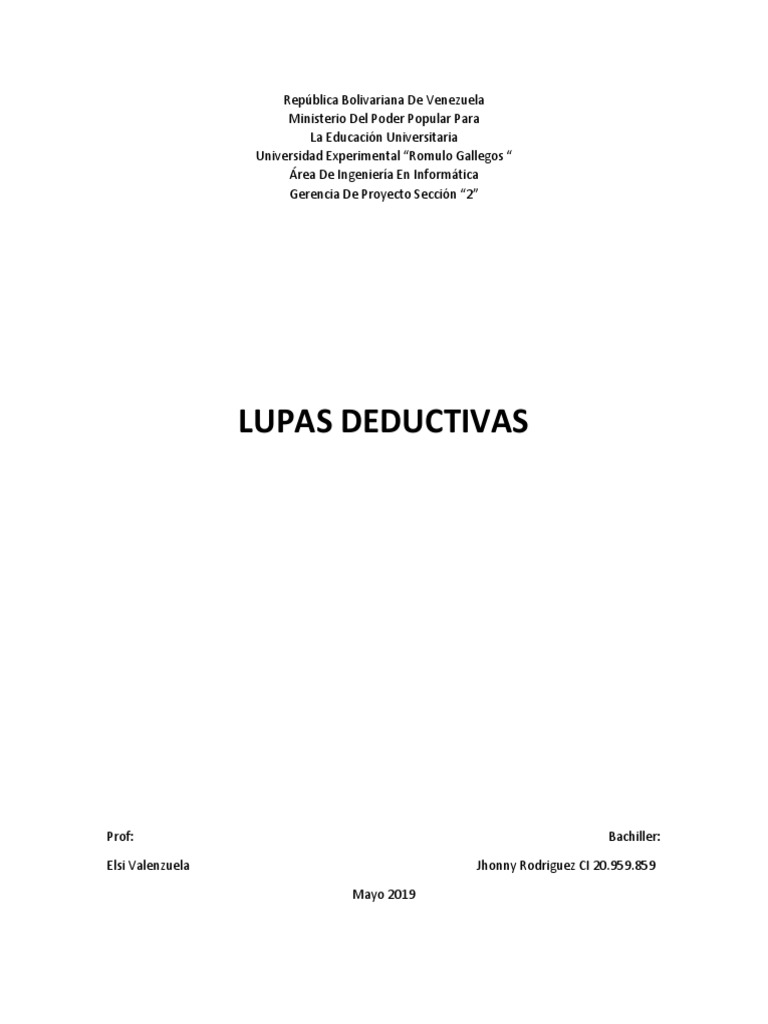 Lupa Deductiva | PDF | Inalámbrico | Red de computadoras