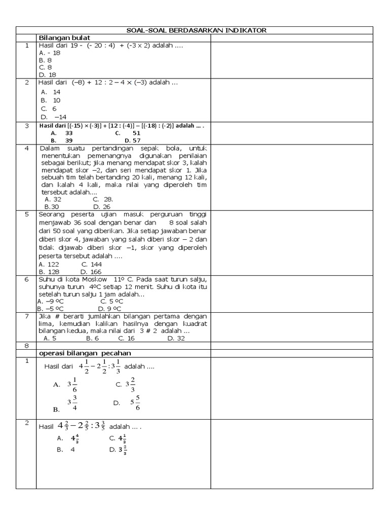 Kumpulan Soal Berdasarkan SKL | PDF