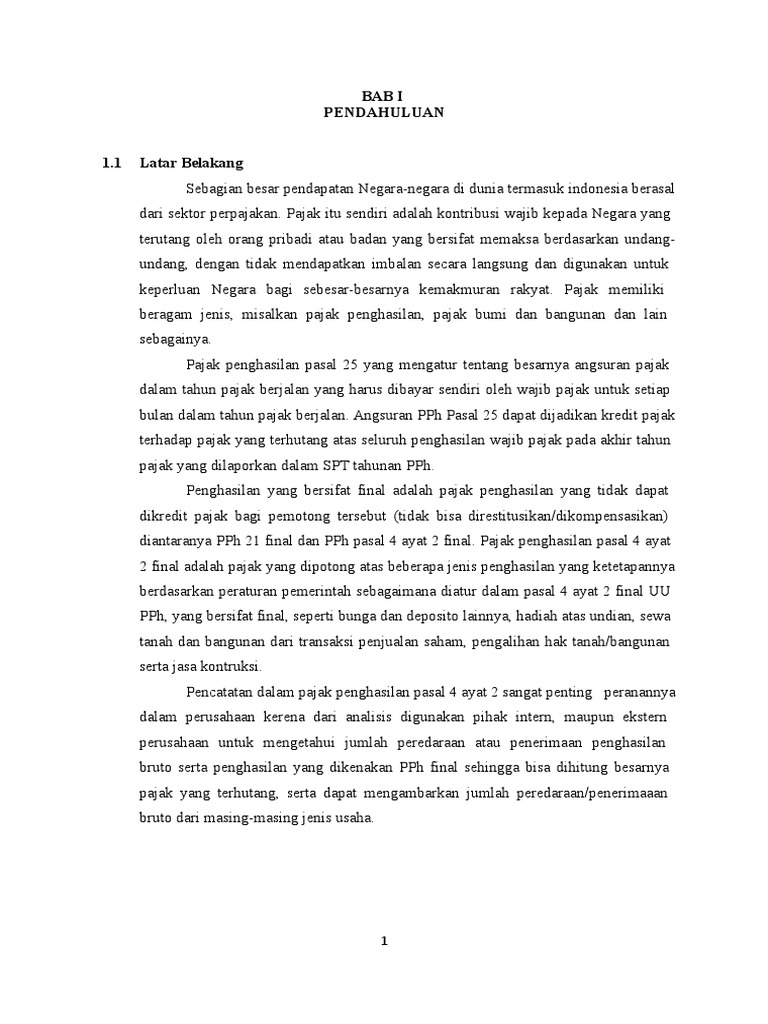 Makalah PPH 25 & PPH Final | PDF