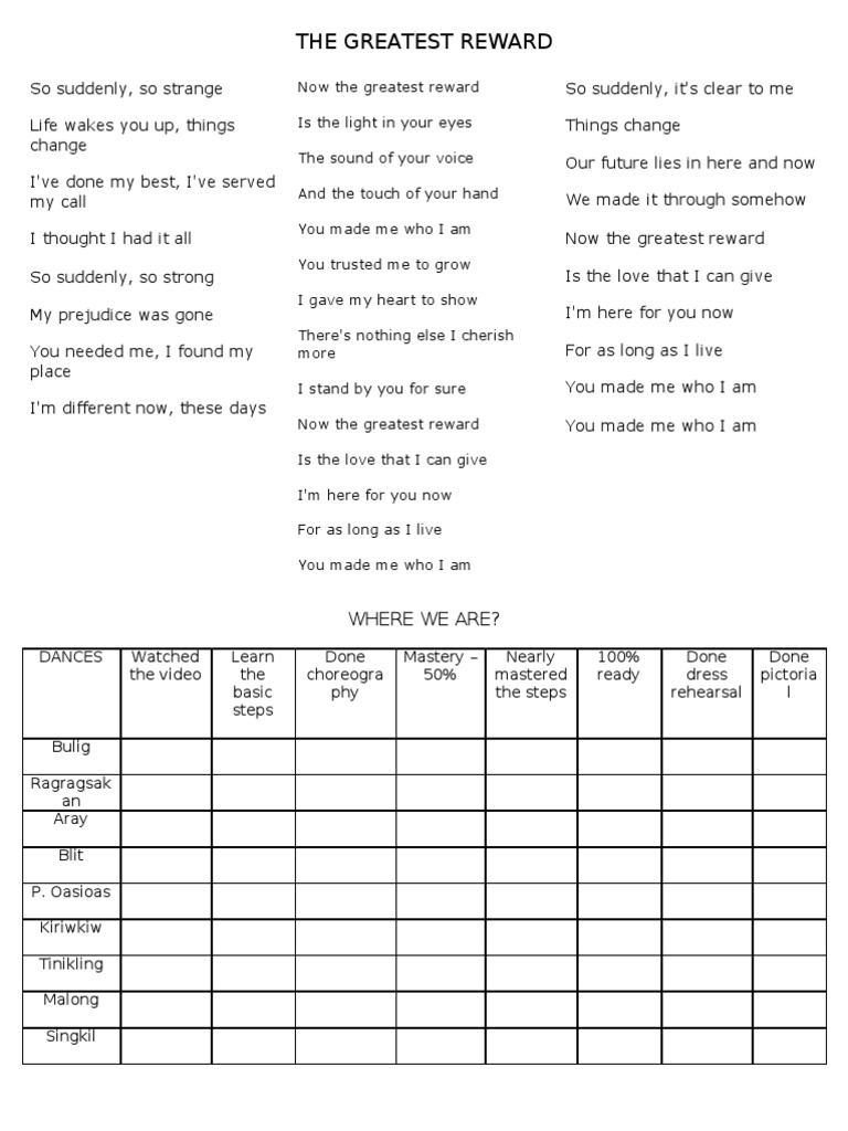 The Greatest Reward Cultural Etc | PDF | Broadcast Journalism | Press ...