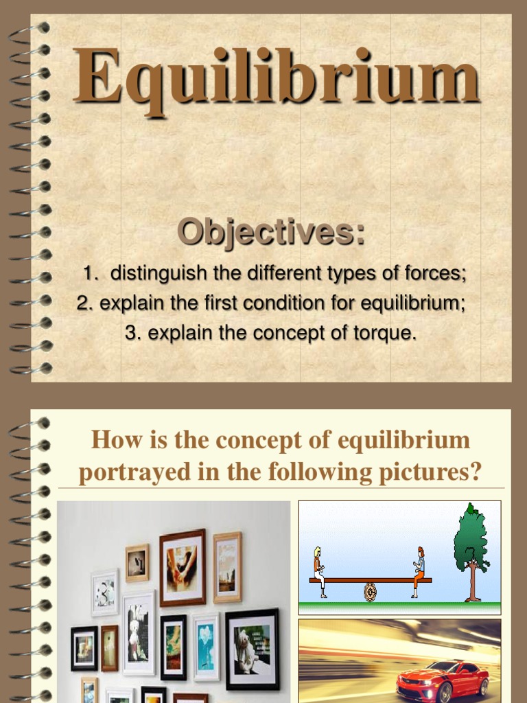 Equilibrium | PDF | Torque | Rotation Around A Fixed Axis