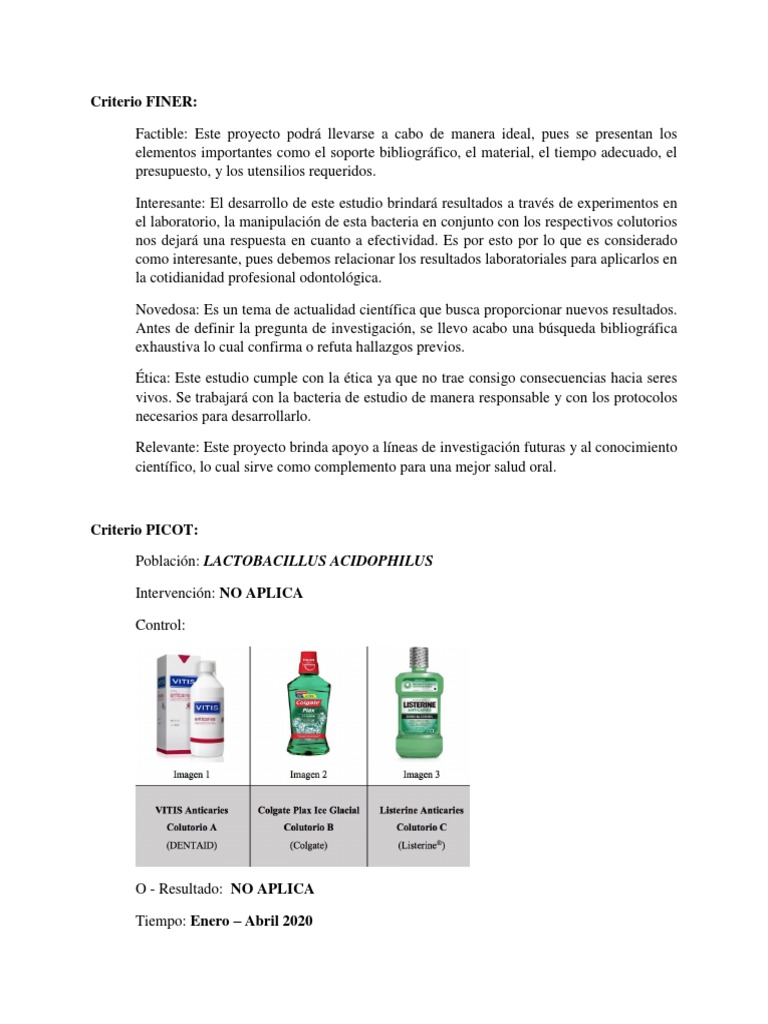 Criterios FINER en Investigación Científica | PDF | Ciencia y matemáticas