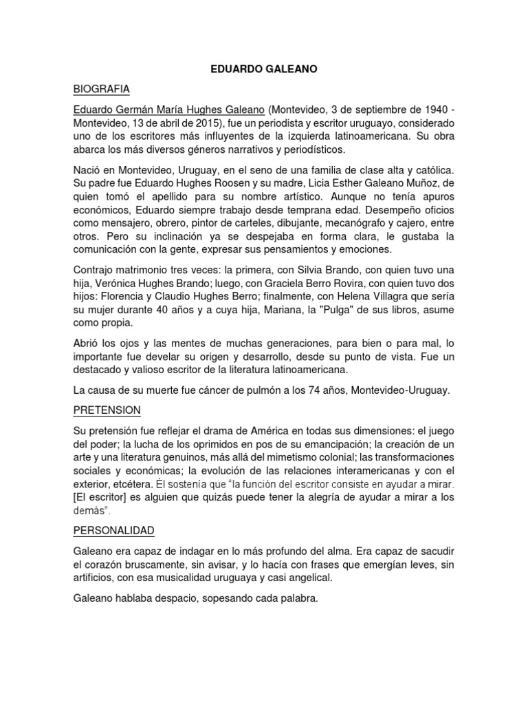 Eduardo Galeano | PDF