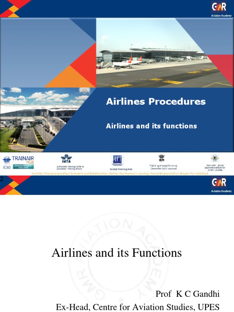 Understanding Airline Functions and Operations | PDF | Airplane | Airport