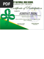 BSP GSP Certificate | PDF
