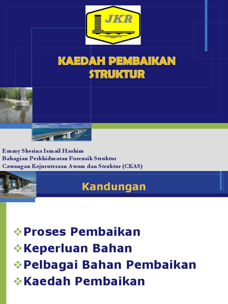 Kaedah Pembaikan Struktur (JKR) | PDF