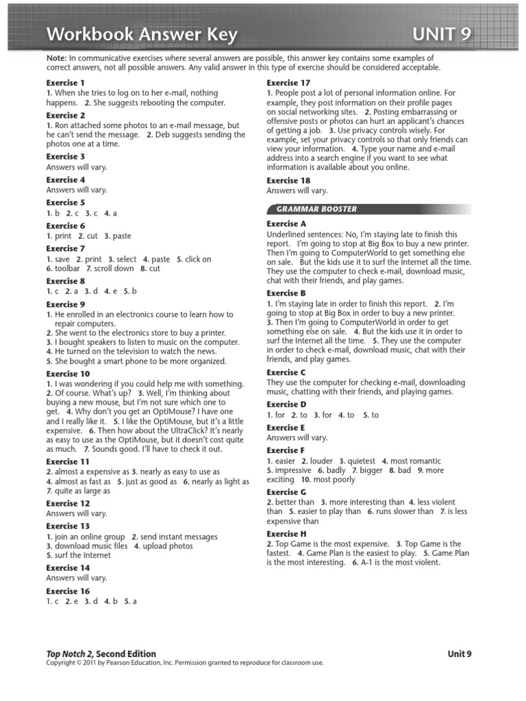 Workbook Answer Key Unit 9 Useful Stuff - 59cc01951723dd7c77f5bac7 PDF | PDF | Internet Privacy ...