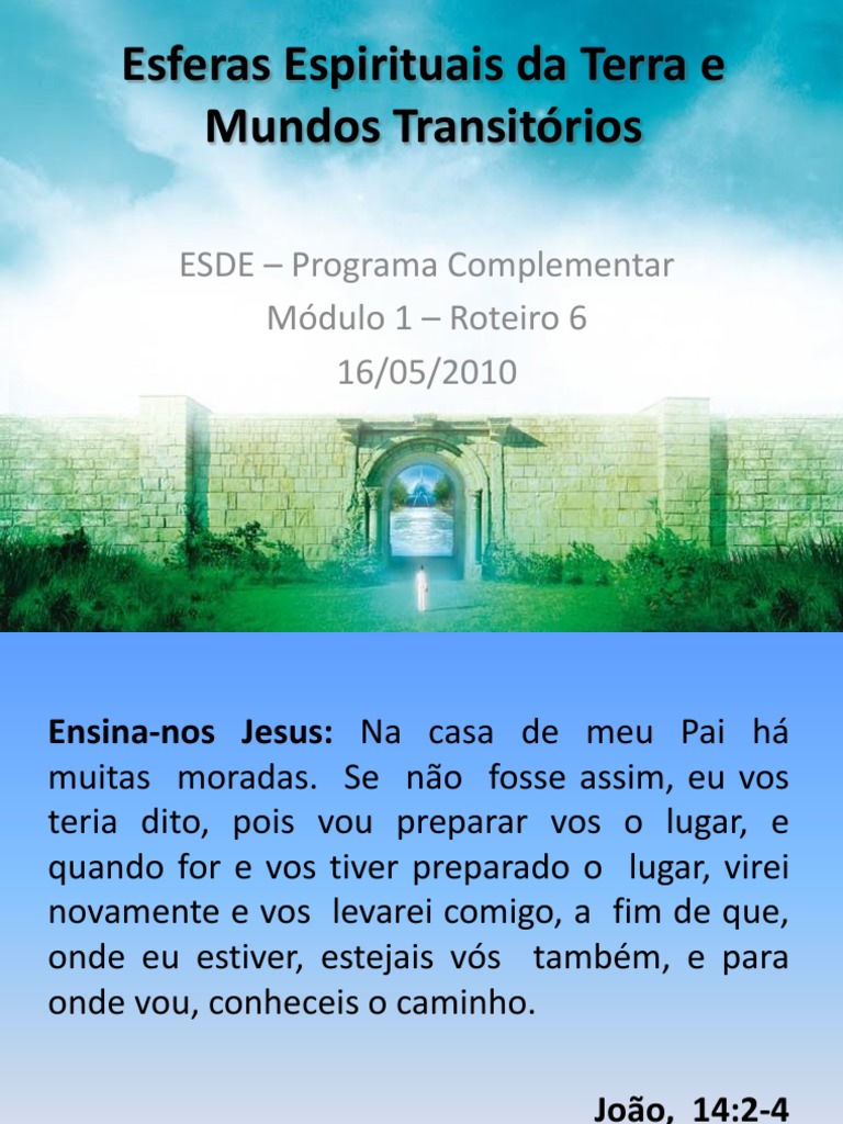 Esde Esferas Espirituais Da Terra e Mundos Transitc3b3rios | PDF ...