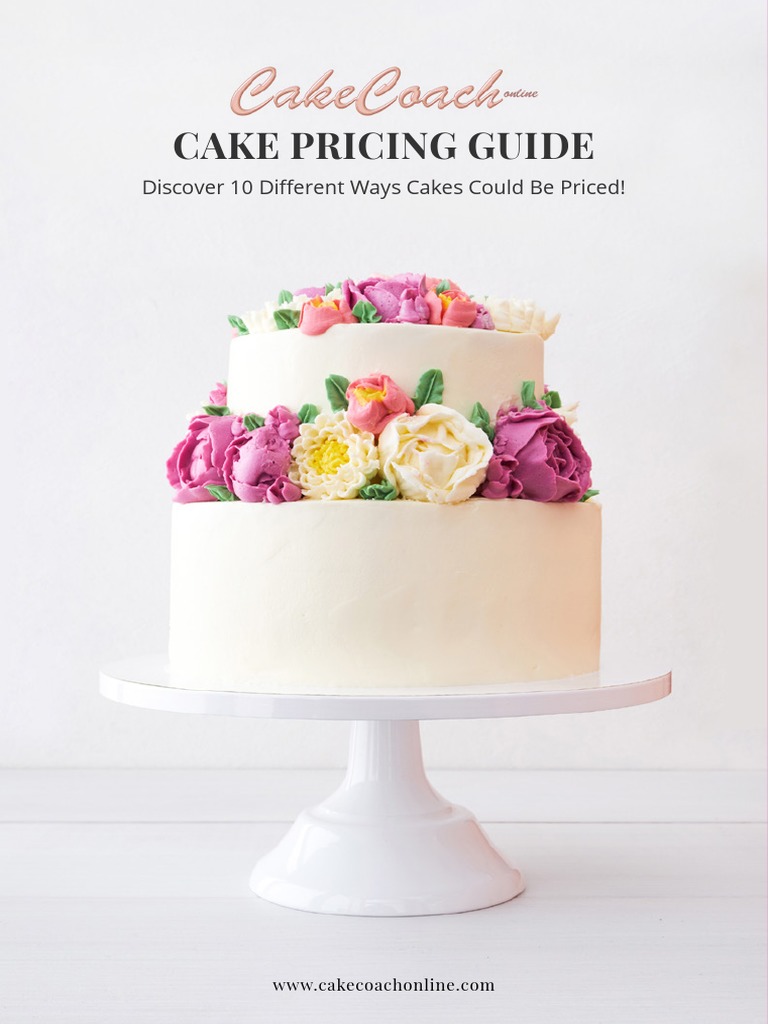 Cake Pricing Guide | PDF | Pricing | Prices