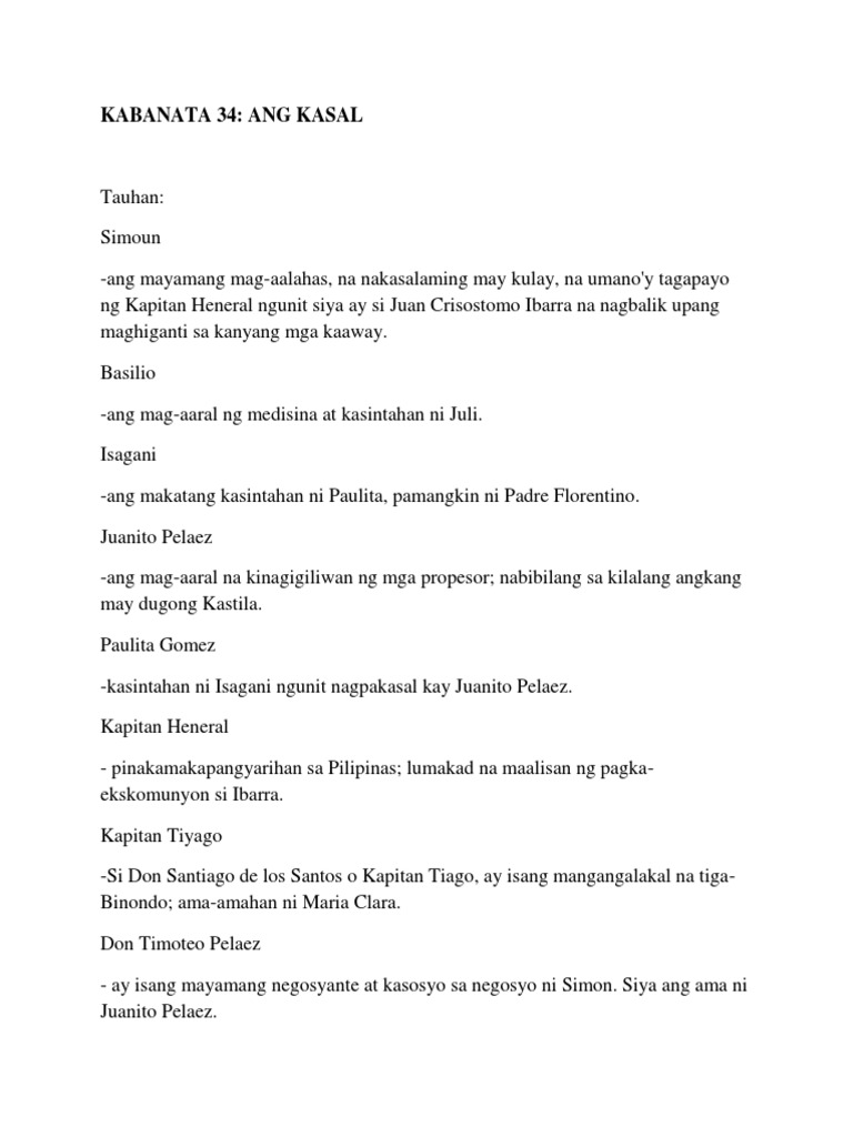 Kabanata 34 | PDF