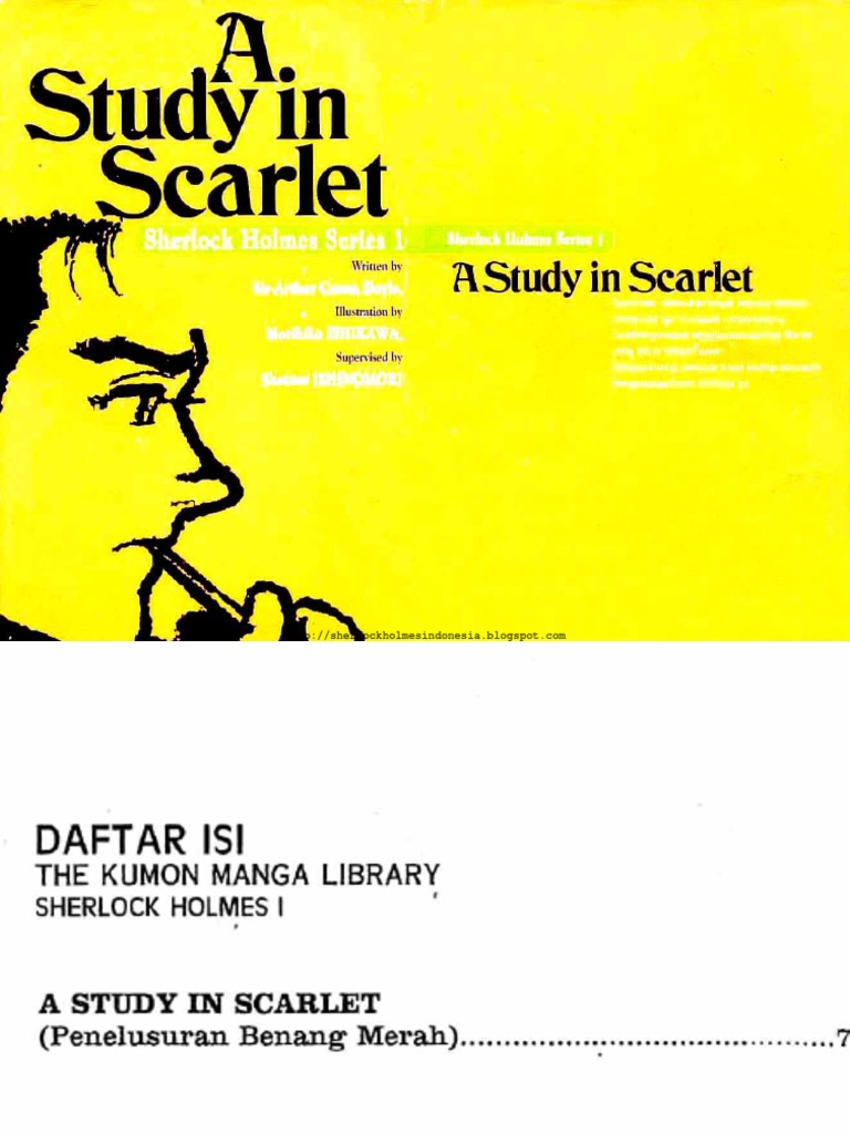 Sherlock Holmes I - A Study in Scarlet PDF | PDF | Sherlock Holmes ...