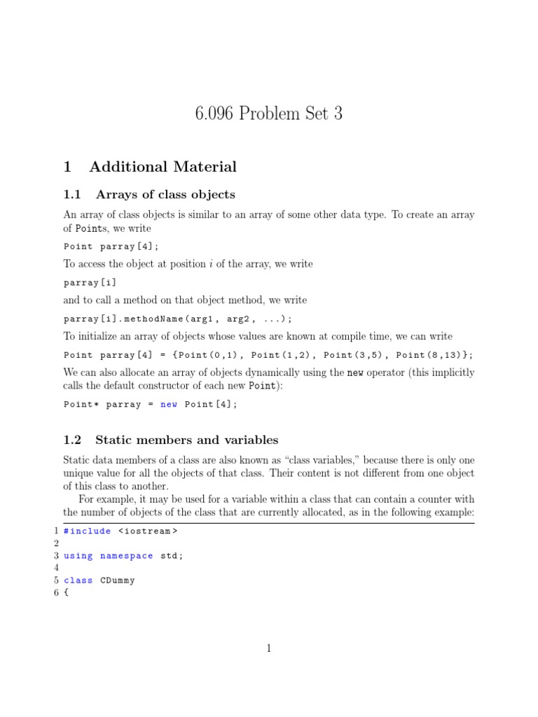 Assignment-C PDF | PDF | Constructor (Object Oriented Programming ...