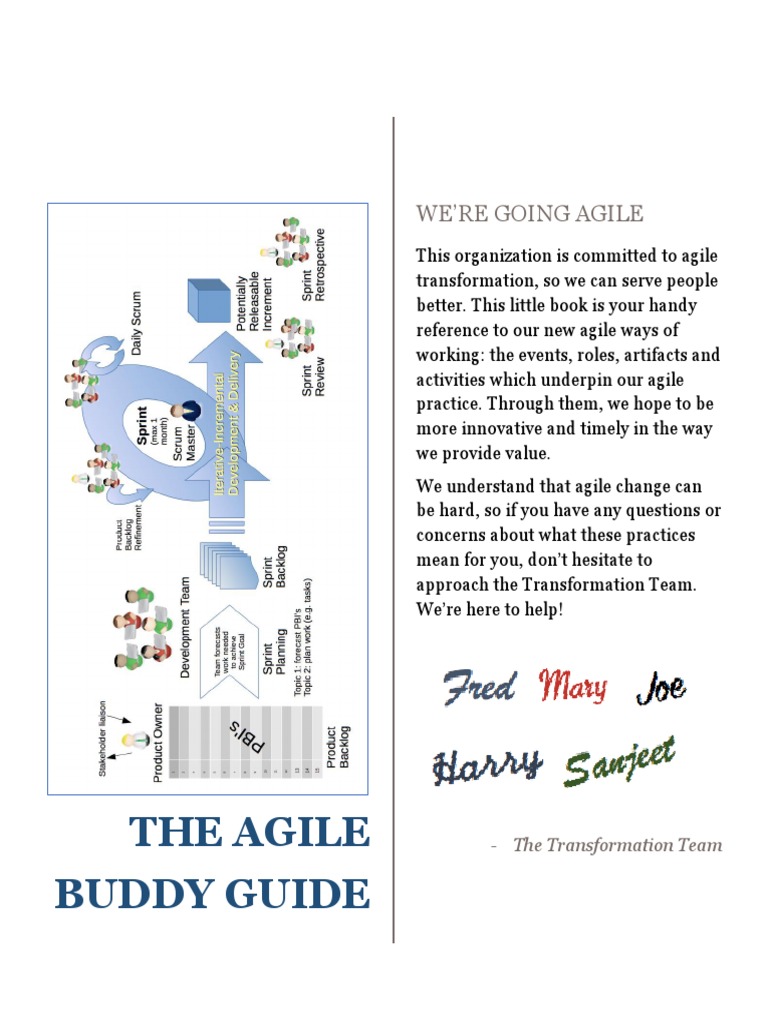 The Agile Buddy Guide PDF | PDF | Scrum (Software Development) | Agile ...
