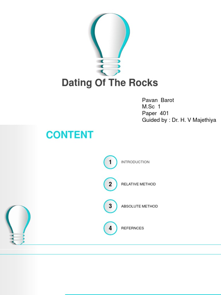 Dating of The Rocks | PDF | Atoms | Radioactive Decay