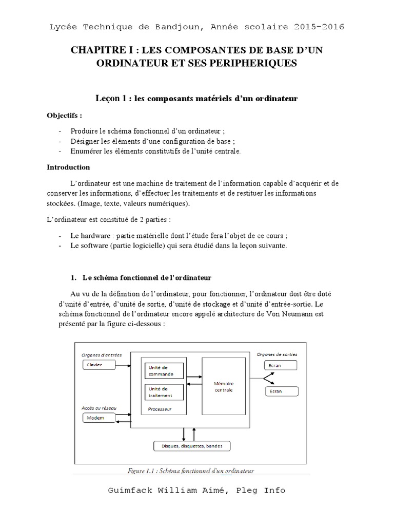 Cours Matériels Et Logiciels | PDF | Internet | Internet et Web