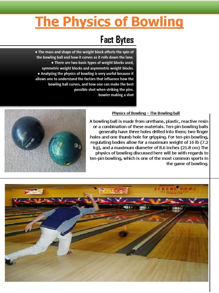 The Physics of Bowling | PDF | Precision Sports | Sports