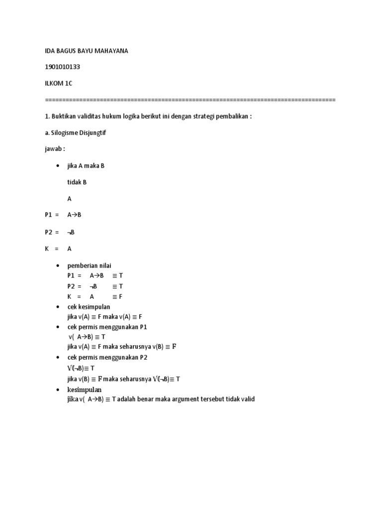 Tugas Strategi Pembalikan PDF | PDF